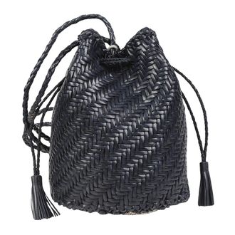 Dragon Diffusion Geflochtene Beuteltasche mit Kordelzug - - Bags - Damen - Blau - ONE SIZE