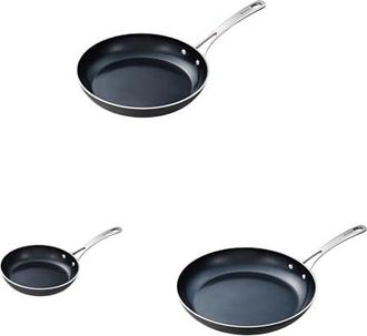 Kyocera 3-teiliges Pfannenset mit Keramikbeschichtung 20, 26, 30 cm