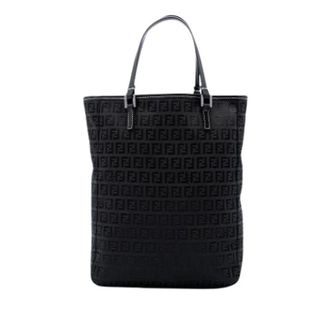 Fendi Pre-owned Vintage Canvas Tote Bag - - Pre-owned - Damen - Schwarzk - ONE SIZE