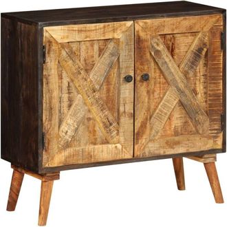 vidaXL Vidaxl - Buffet Bois de manguier massif 85x30x75 cm