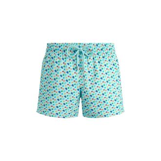 Vilebrequin Kurze Micro Ronde Des Tortues Rainbow Stretch-Badeshorts f&uuml;r Herren - - Swimwear - Herren - Blau - L