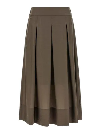 PESERICO Jupe Midi - Marron