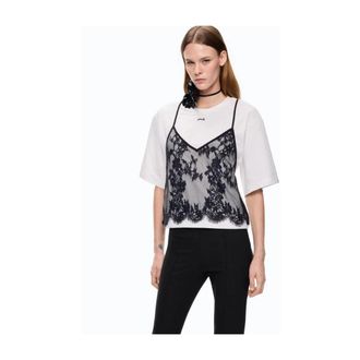 Pinko Rundhals-T-Shirt - - Tops - Damen - Mehrfarbig - XS
