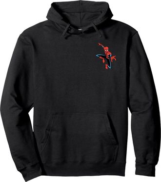 MARVEL Super Heroes Spider-Man Classic Pocket Art Pullover Hoodie