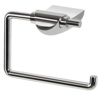 Spirella WC Rollenhalter Darwin Edelstahl Toilettenpapierhalter Klopapierhalter zum kleben oder bohren