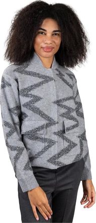 Seventy Femme, Pulls, Gris, Taille: 44 FR SweaT-shirts & SweaT-shirts &agrave; capuche