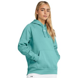 Under Armour Rival Fleece Hoodie f&uuml;r Damen, radial Turquoise,M