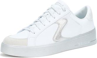 Skechers Baskets Hiland Quite Chic pour Femme, Blanc, 39.5 EU