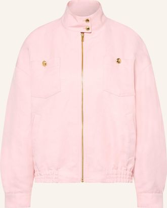 Maje Blouson Mit Leinen pink