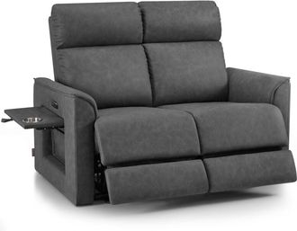 MCombo M MCombo 2 Sitzer Fernsehsessel Elektrisch Verstellbar 155&deg;Zero-Gravity-Kinosessel mit Verstecktem Beistelltisch, 2 Sitzer Sofa mit Schlaffunktion