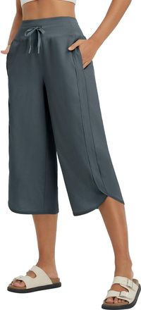 Baleaf Damen Sommerhose Lockere Freizeithose Leichte Hosen sind atmungsaktiv Grau XXL