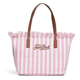 MC2 Saint Barth City Bag Mid Fringe - - Bags - Damen - Rosa - ONE SIZE