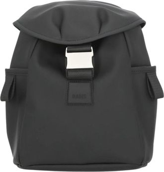 Rains Valera Bucket Backpack Mini - unisex - Sacs - Noir - Taille: ONE Size