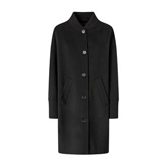 Pinko Stilvolle M&auml;ntel f&uuml;r Frauen - - Coats - Damen - Schwarzk - S
