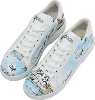 Dogo Damen Ace Sneakers Sneaker, White, 39 EU