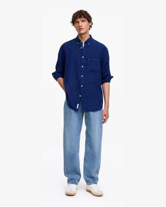 Arket CREEK Barrel Jeans -Blau