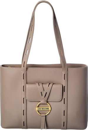 Love Moschino Damen Schultertasche, Vor-Kollektion Herbst Winter 2021, grau