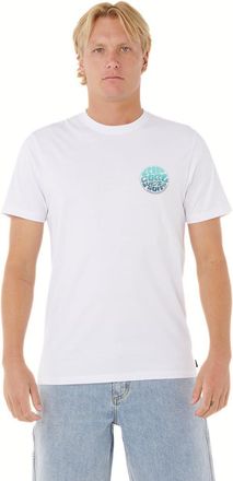 Rip Curl Herren-T-Shirt, kurz&auml;rmelig, Rundhalsausschnitt, Normale Passform, Optisches wei&szlig;es Wettie-Passage-Symbol, Mittel