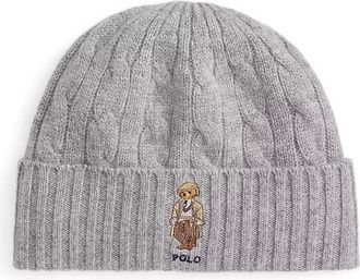Polo Ralph Lauren Homme, Accessoires, Gris, Taille: ONE Size Kapa Beanie