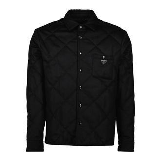 Prada Herren, Jacken, Schwarzk, MGr&ouml;&szlig;e