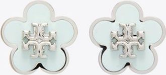 Tory Burch Damen Forget Me Not Emaille-Ohrstecker