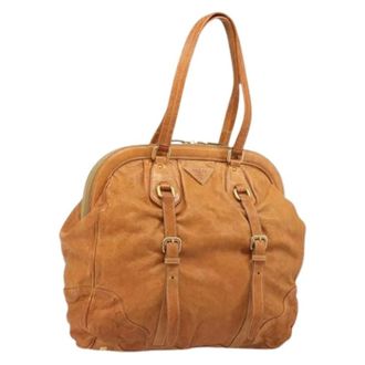 Prada Pre-owned Vintage Shoulder Bag - Femme - Pre-owned - Brun - Taille: ONE Size