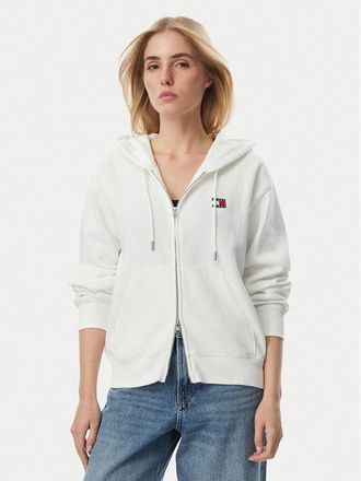Tommy Jeans Sweatshirt Badge DW0DW23529 Creme Regular Fit