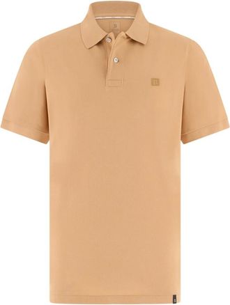 Boggi Milano Homme, Tops, Orange, Taille: 2XL Polo de coupe classique en piqu&eacute; de coton
