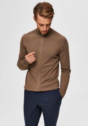 Selected Strickjacke SLHBERG FULL ZIP CARDIGAN NOOS