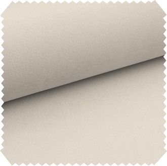 Novely EXQUISIT OTHELLO Samtweicher Velours-Polsterstoff, schmutzabweisender Möbelstoff, Schwer Entzündbare Meterware 1lfm | Farbe: 01 Creme