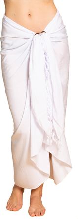 Panasiam Sarong uni white, 190x116cm