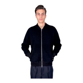 Mauro Grifoni Homme, Pulls, Noir, Taille: L Bomber Jacket