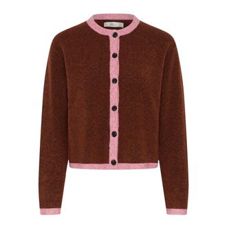 Inwear Cardigan Brandy - Femme - Pulls - Brun - Taille: 40 FR