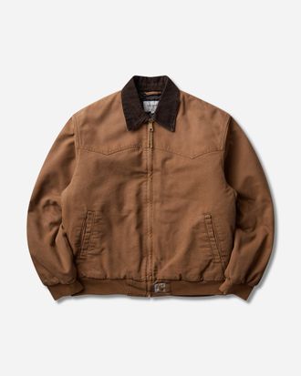 Carhartt Work in Progress Men s OG Santa Fe Jacket Hamilton Brown / Tobacco (Stone Canvas)