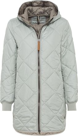 Camel Active Damen Steppmantel aus recyceltem Polyester Türkis, womenswear-46