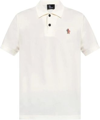 Moncler Homme, Tops, Blanc, Taille: XL 034 Polo