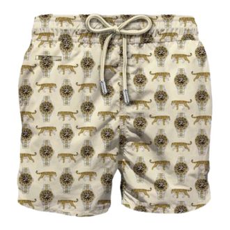MC2 Saint Barth Lighting Micro Fantasy Shorts - - Swimwear - Herren - Beige - 2XL