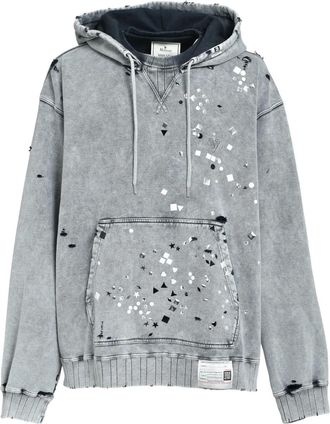 Miharayasuhiro hoodie à effet usé - Gris