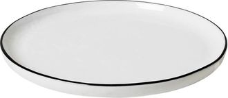 Broste Copenhagen Broste Copenhagen 14533192 Dessertteller, Steingut, Weiss, 18 cm