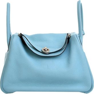 Herm&egrave;s Hobo Bags - Clemence Lindy 30 - Gr. unisize - in Blau - f&uuml;r Damen