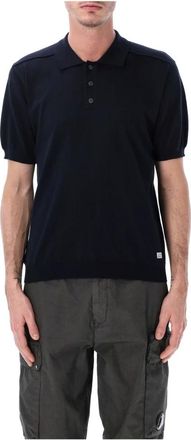 C.P. Company C.p. Company, Homme, Tops, Bleu, Taille: L S/S Polo Sweater
