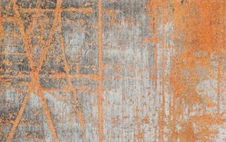 Wash+Dry Wash + Dry Rustic Tapis, Surface en Polyamide, Orange, 175 x 110 cm