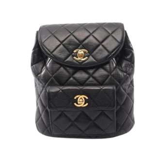 Chanel Pre-owned Vintage Rucksack Handtasche - - Pre-owned - Damen - Schwarzk - ONE SIZE