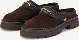 Steve Madden Plateau-Mules Karina braun