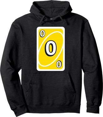 Uno Halloween Gelb 0 Karte Pullover Hoodie