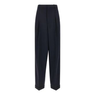 Polo Ralph Lauren Wollhose - - Trousers - Damen - Blau - L