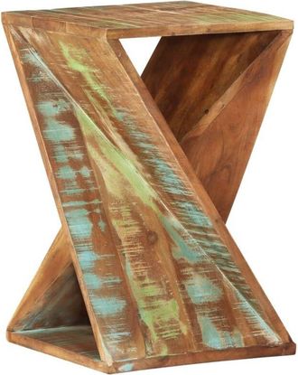 vidaXL vidaXL Beistelltisch 35x35x55 cm Altholz Massiv