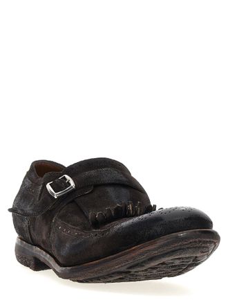 Churchs Vintage Suede Loafer - Black