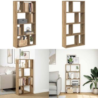 vidaXL B&uuml;cherregal Artisan-Eiche 60x20x120,5 cm Holzwerkstoff - Holzregal - B&uuml;cherregal Eiche