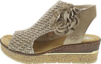 Rieker Keilsandalette Beige